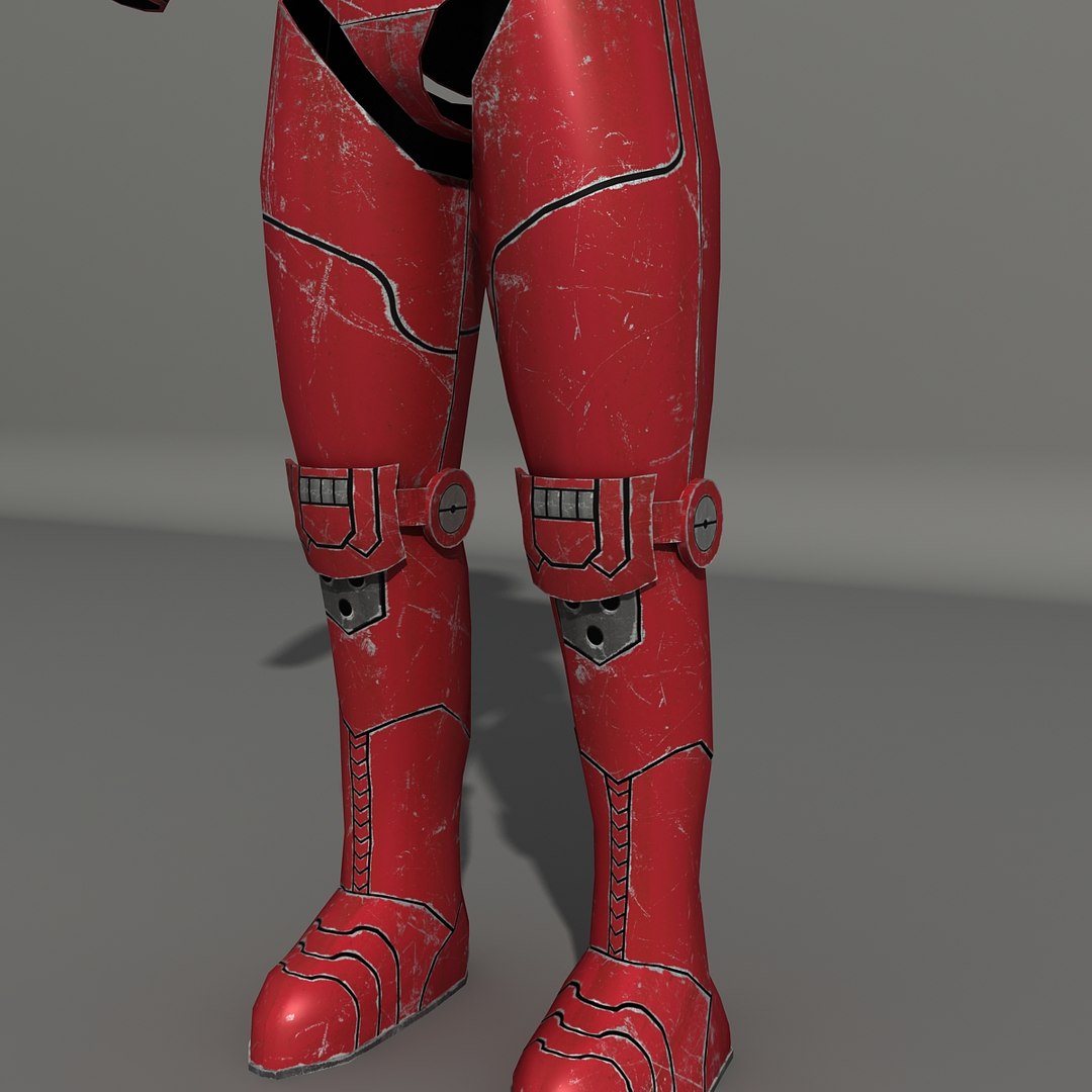 3d armor sci fi model