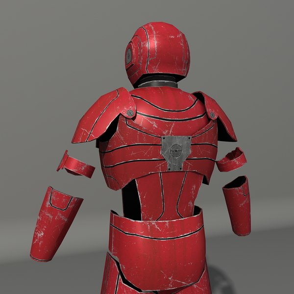 3d armor sci fi model