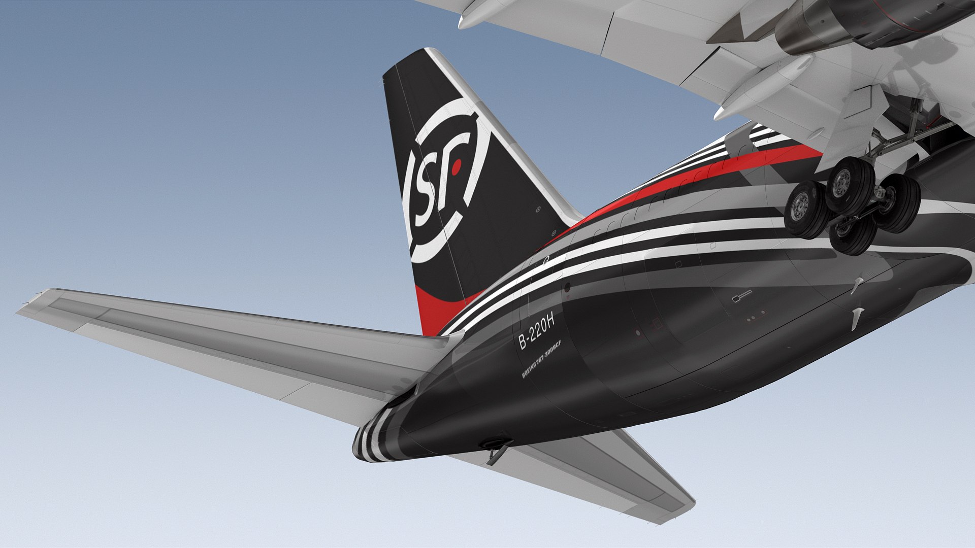 3D Boeing 767-300BCF SF Airlines - TurboSquid 2382650