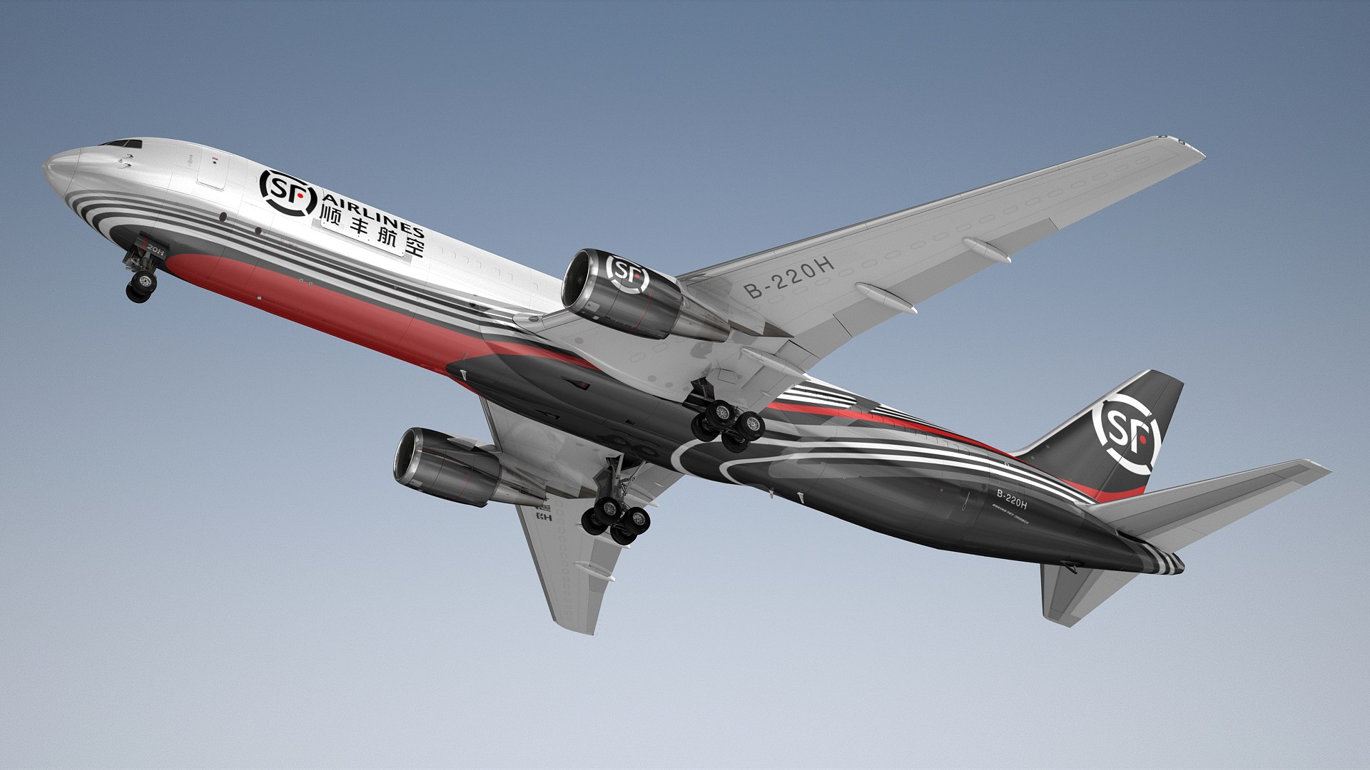 3D Boeing 767-300BCF SF Airlines - TurboSquid 2382650