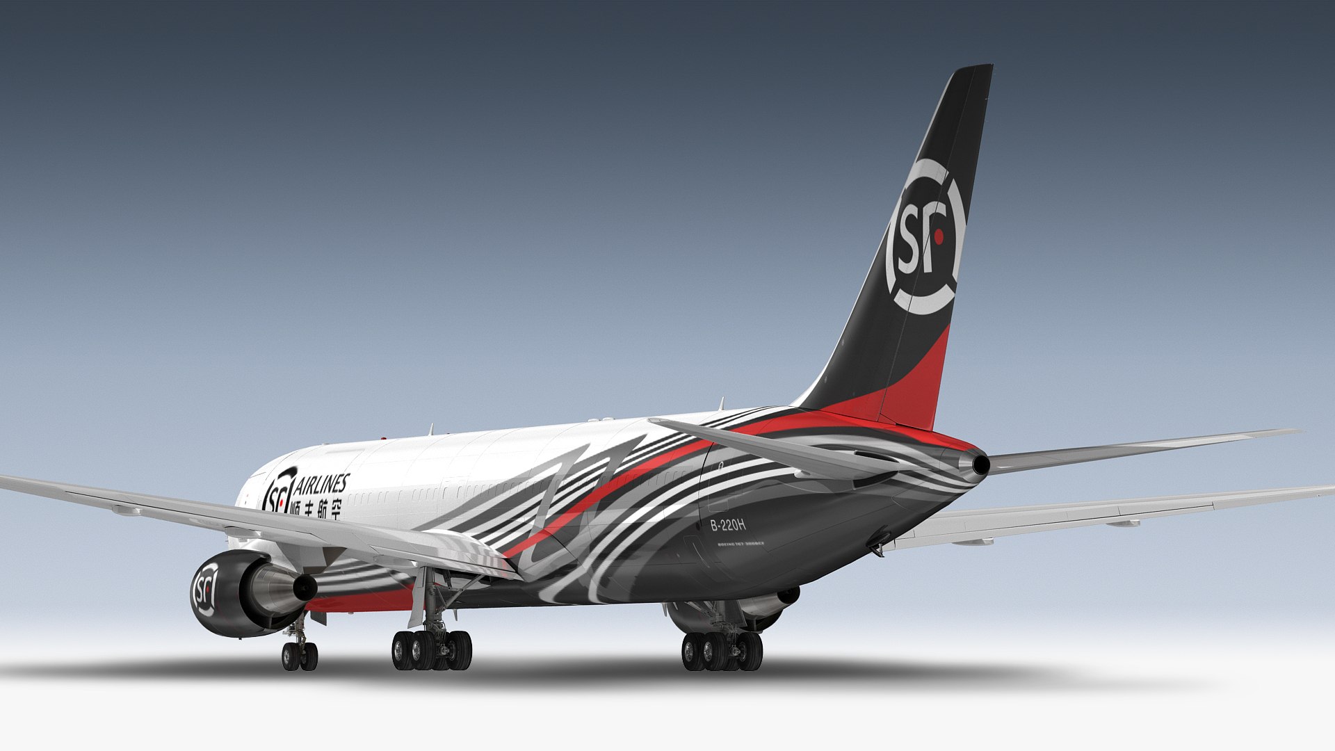 3D Boeing 767-300BCF SF Airlines - TurboSquid 2382650