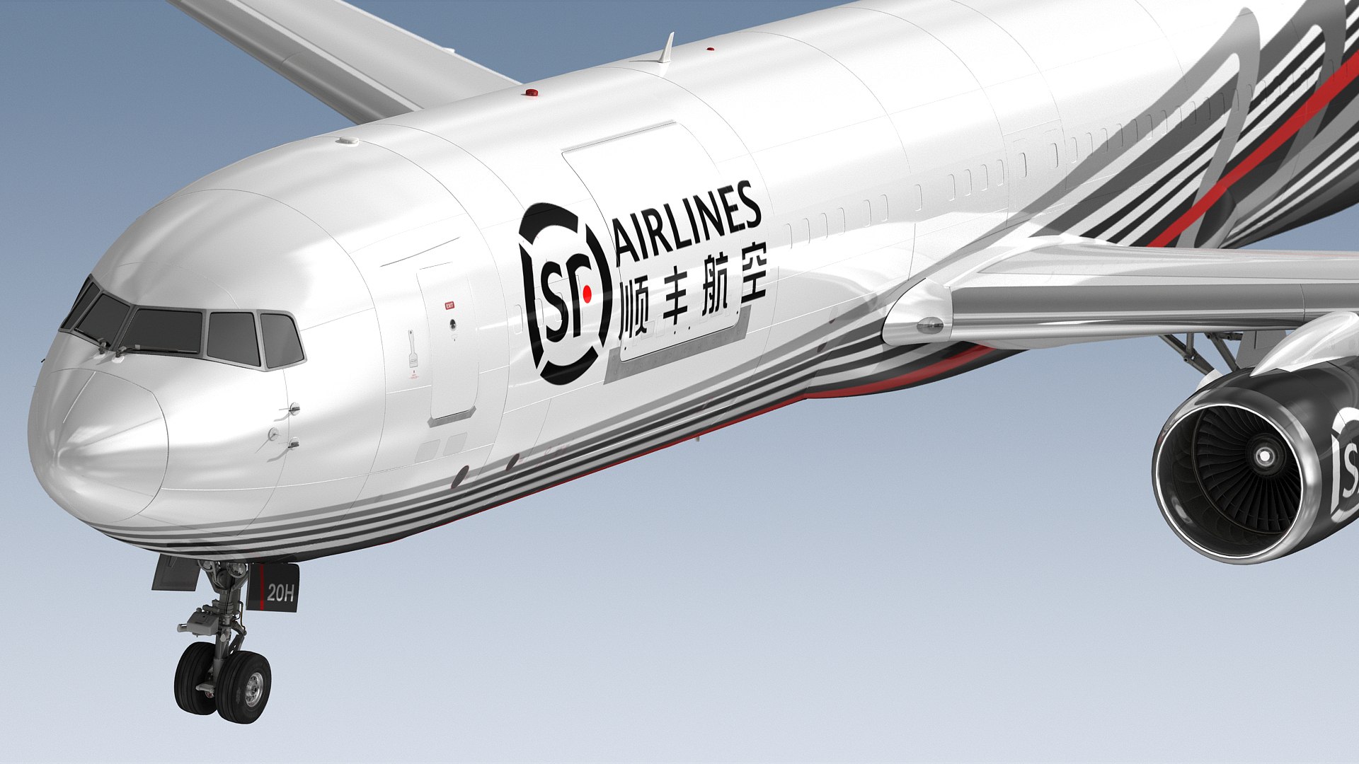 3D Boeing 767-300BCF SF Airlines - TurboSquid 2382650
