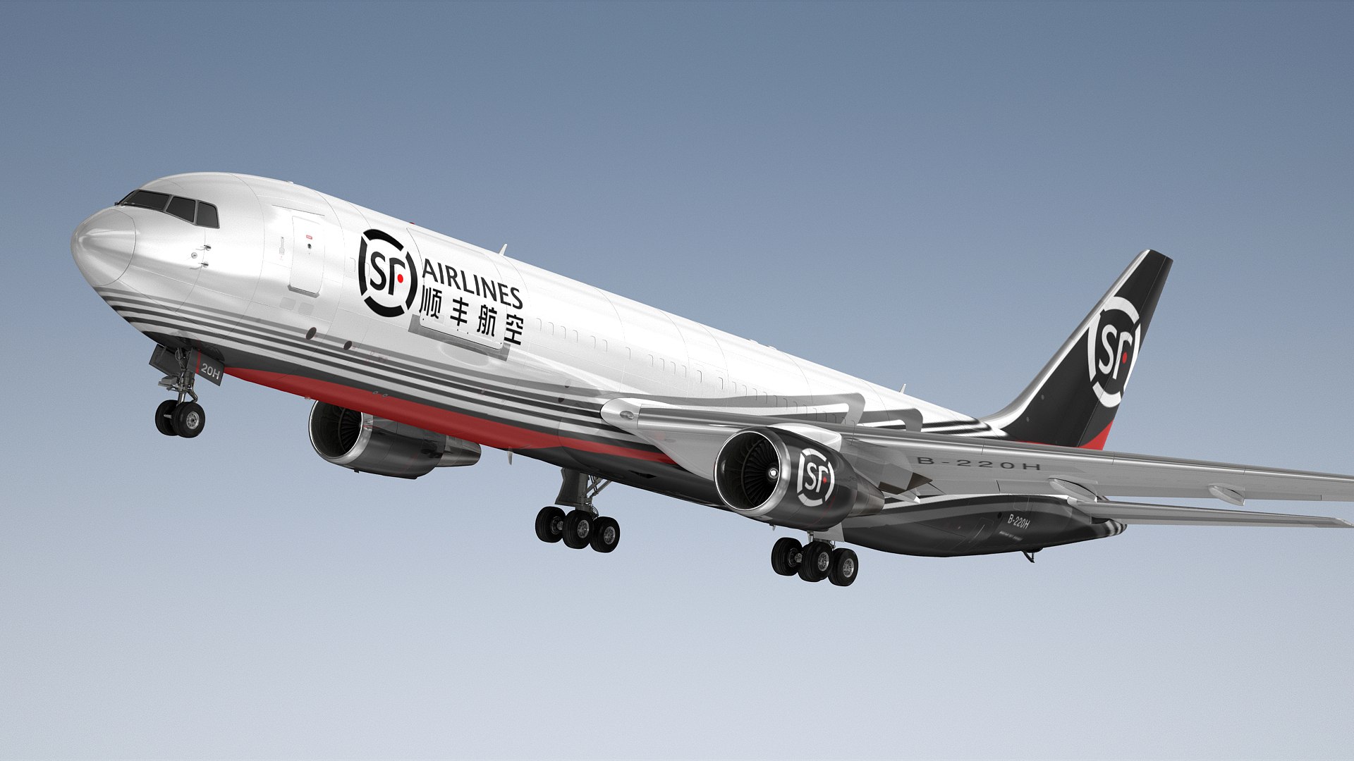 3D Boeing 767-300BCF SF Airlines - TurboSquid 2382650