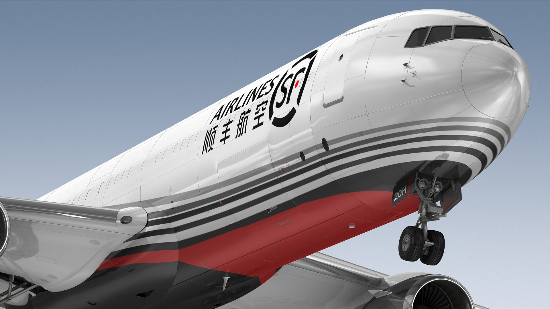 3D Boeing 767-300BCF SF Airlines - TurboSquid 2382650