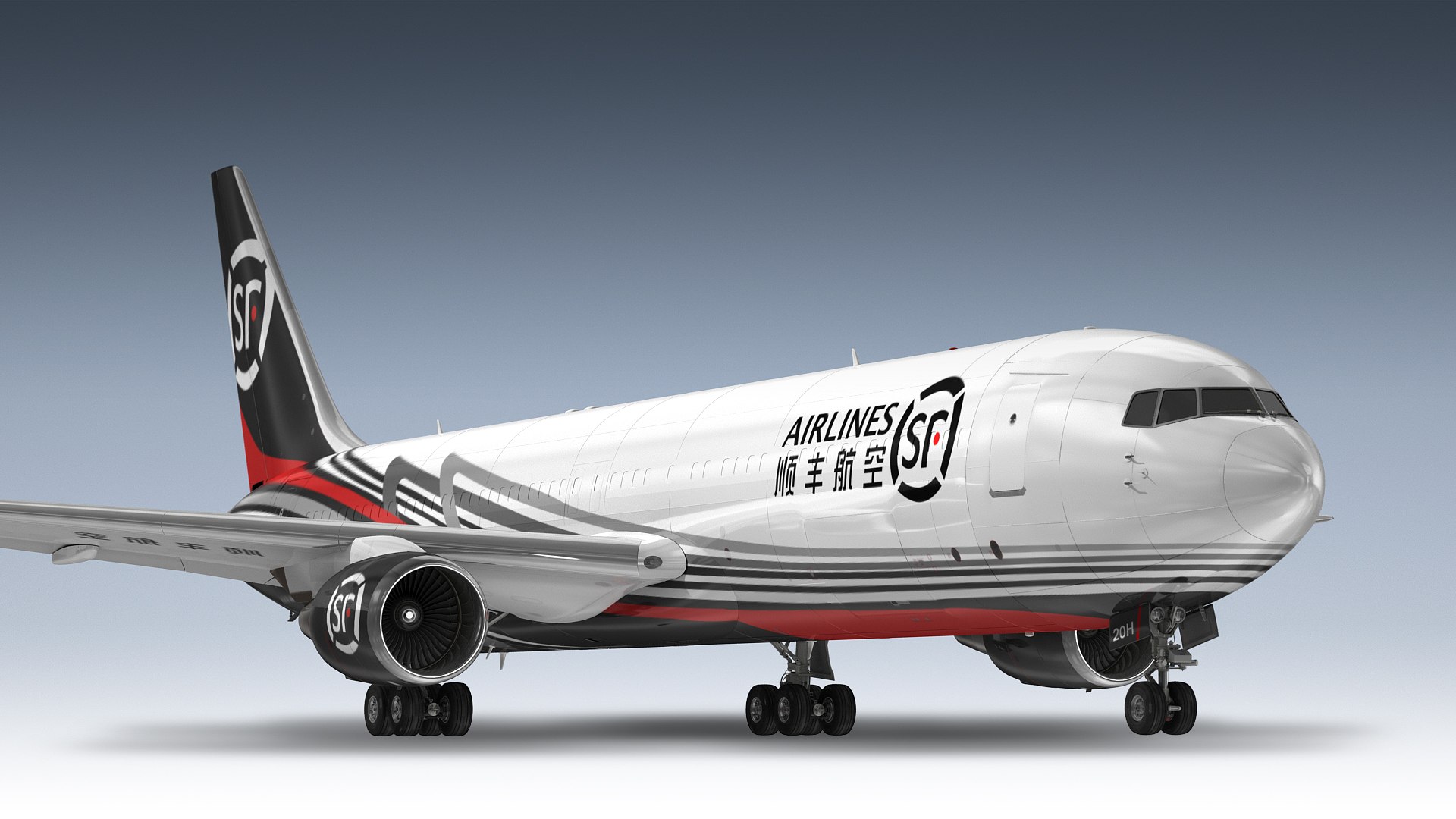 3D Boeing 767-300BCF SF Airlines - TurboSquid 2382650