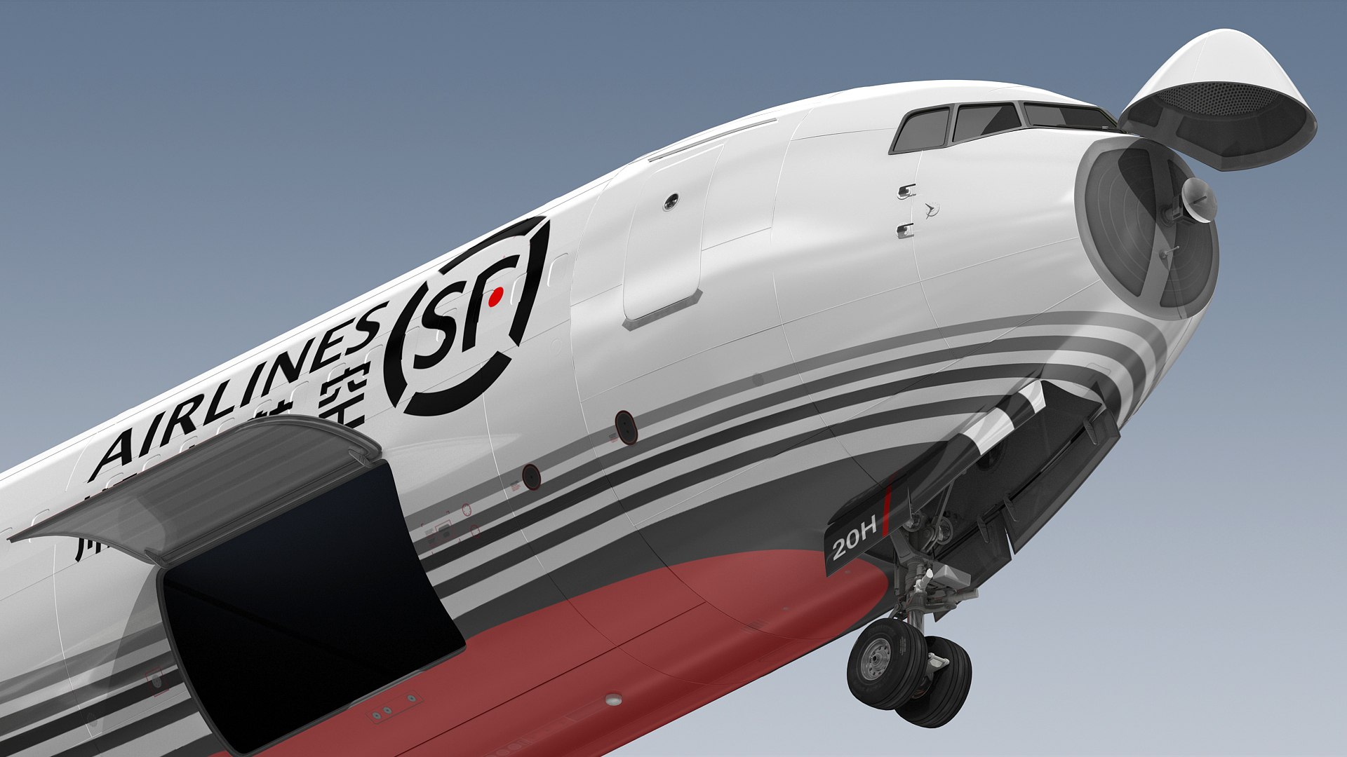 3D Boeing 767-300BCF SF Airlines - TurboSquid 2382650