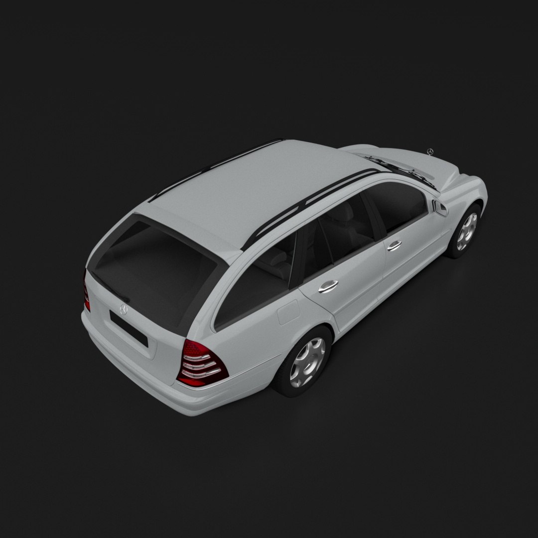 Mercedes-Benz C-Class W203 3D Model - TurboSquid 2353106