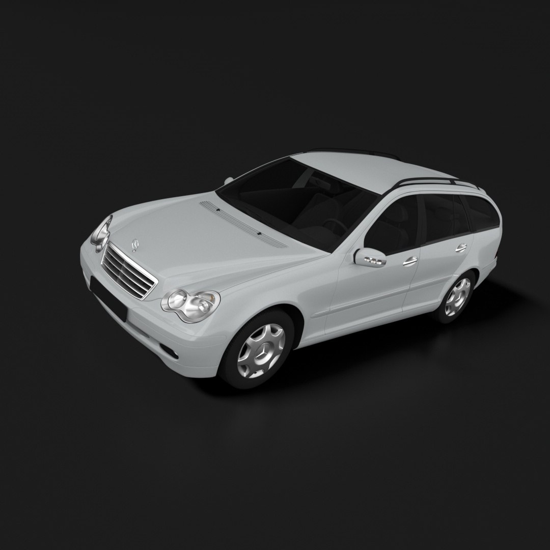 Mercedes-Benz C-Class W203 3D Model - TurboSquid 2353106