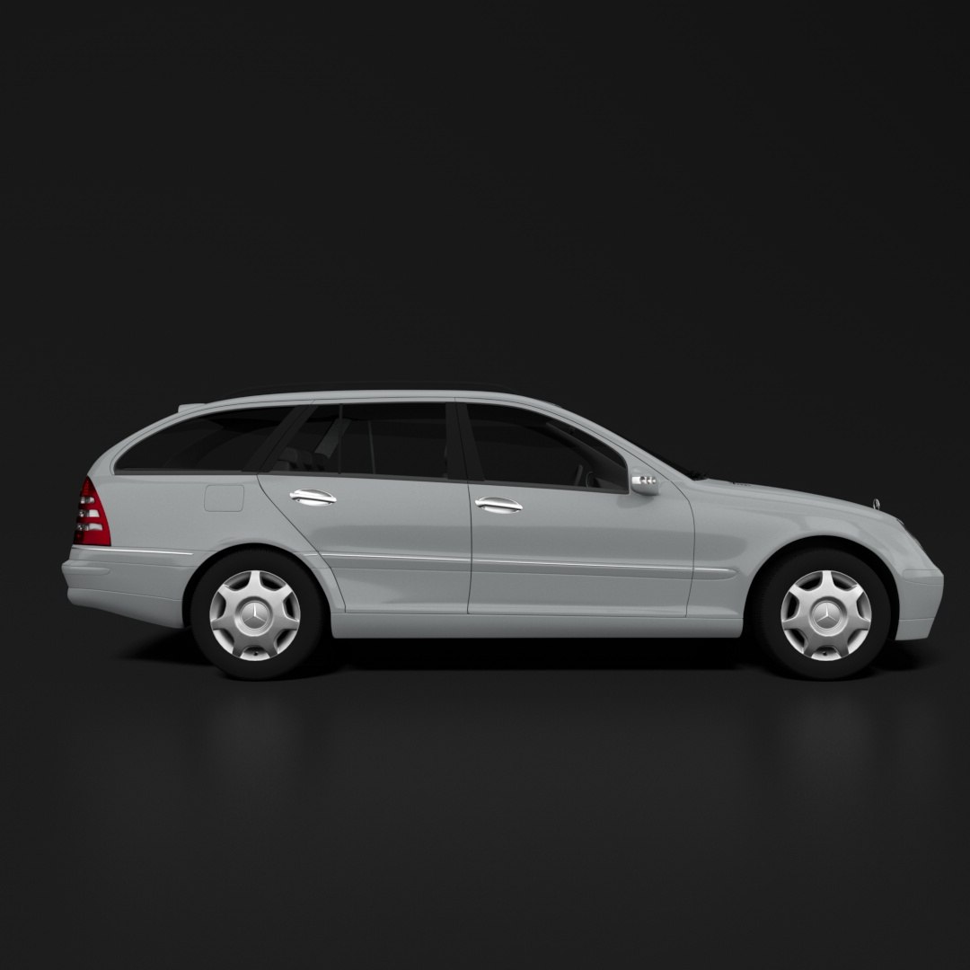 Mercedes-Benz C-Class W203 3D Model - TurboSquid 2353106