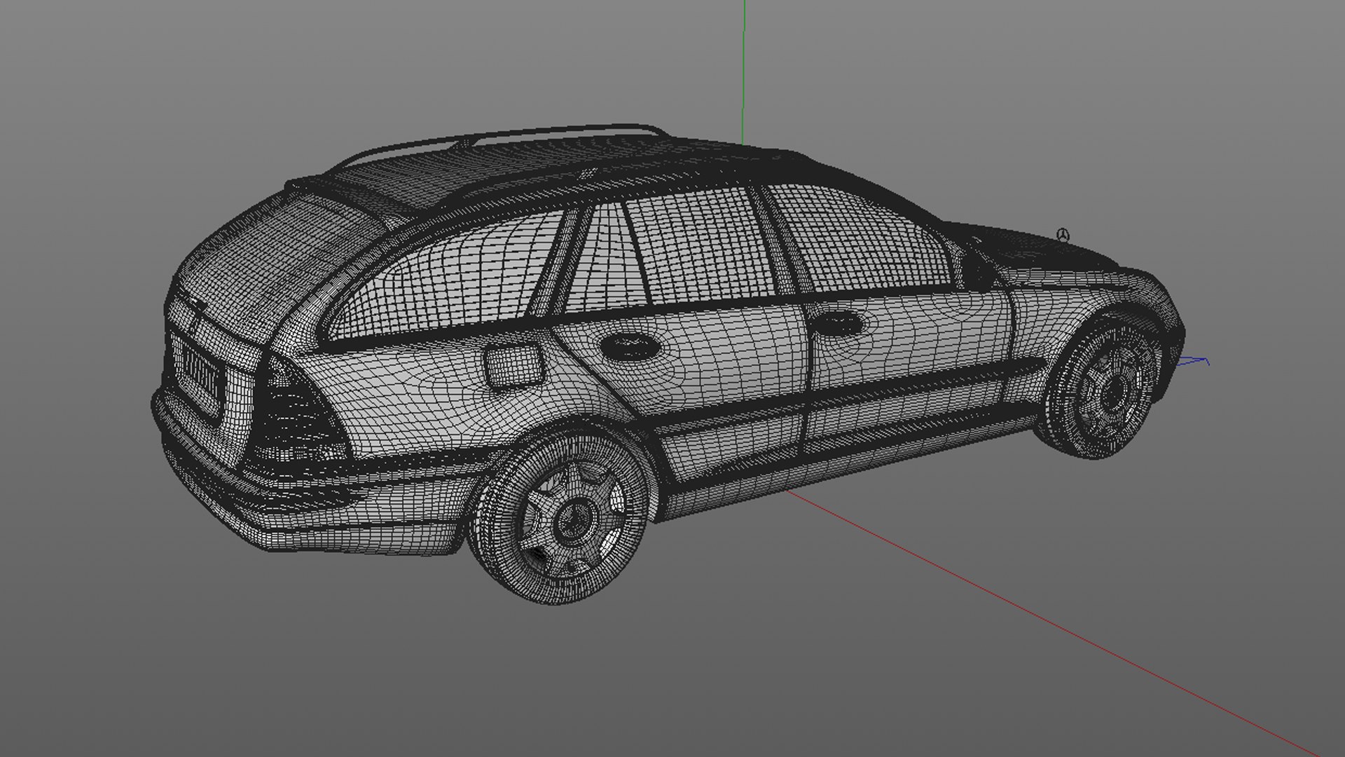 Mercedes-Benz C-Class W203 3D Model - TurboSquid 2353106