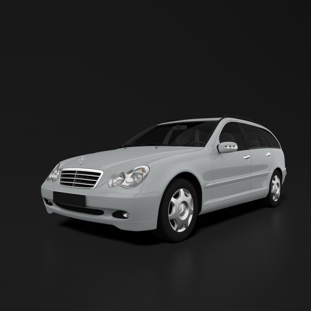 Mercedes-Benz C-Class W203 3D Model - TurboSquid 2353106