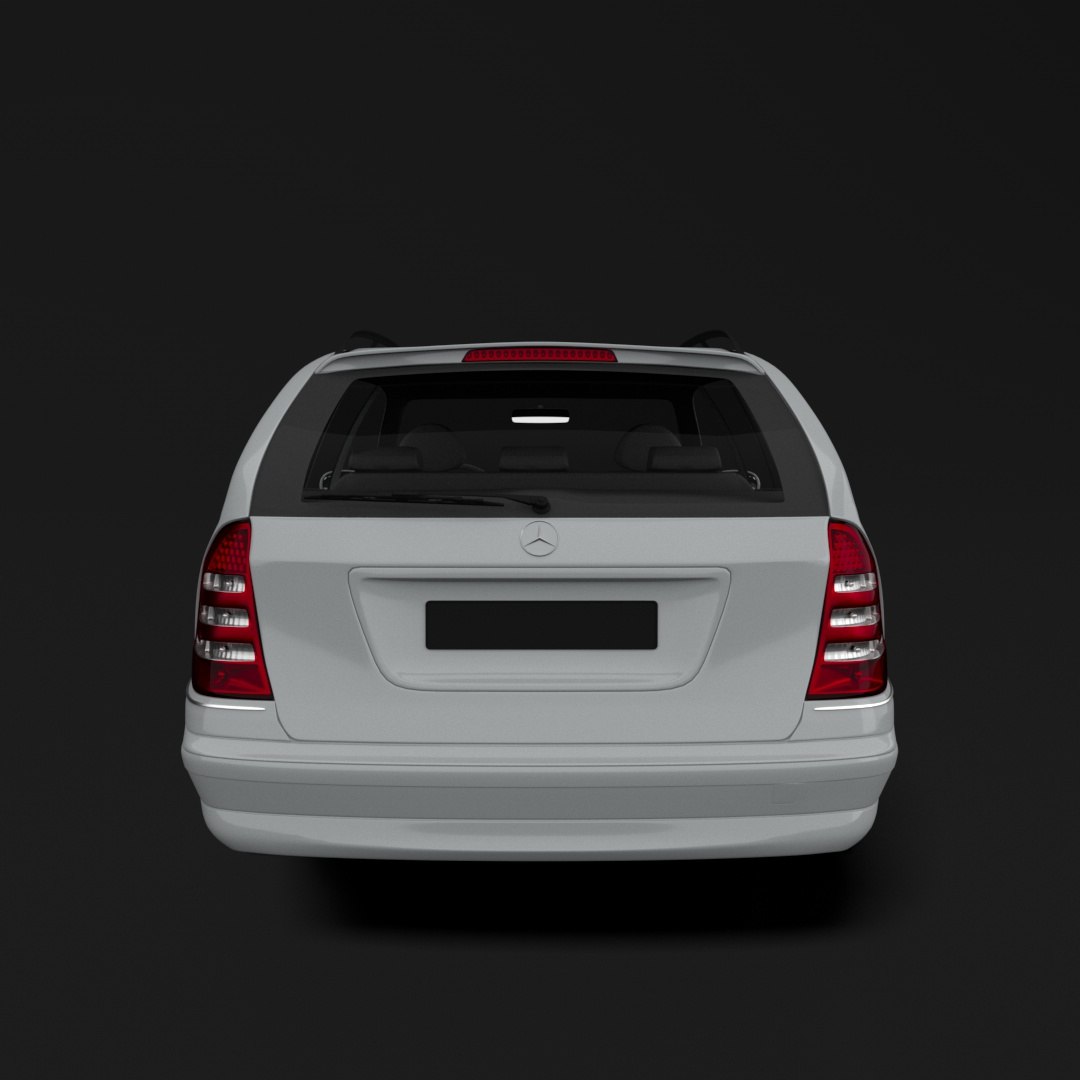 Mercedes-Benz C-Class W203 3D Model - TurboSquid 2353106