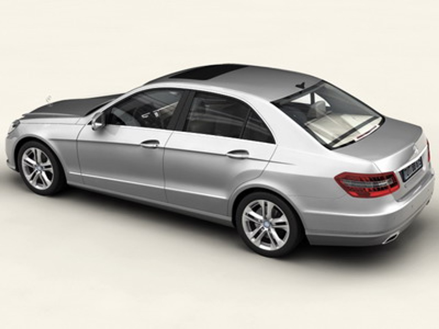 3d Mercedes Benz E Class Model