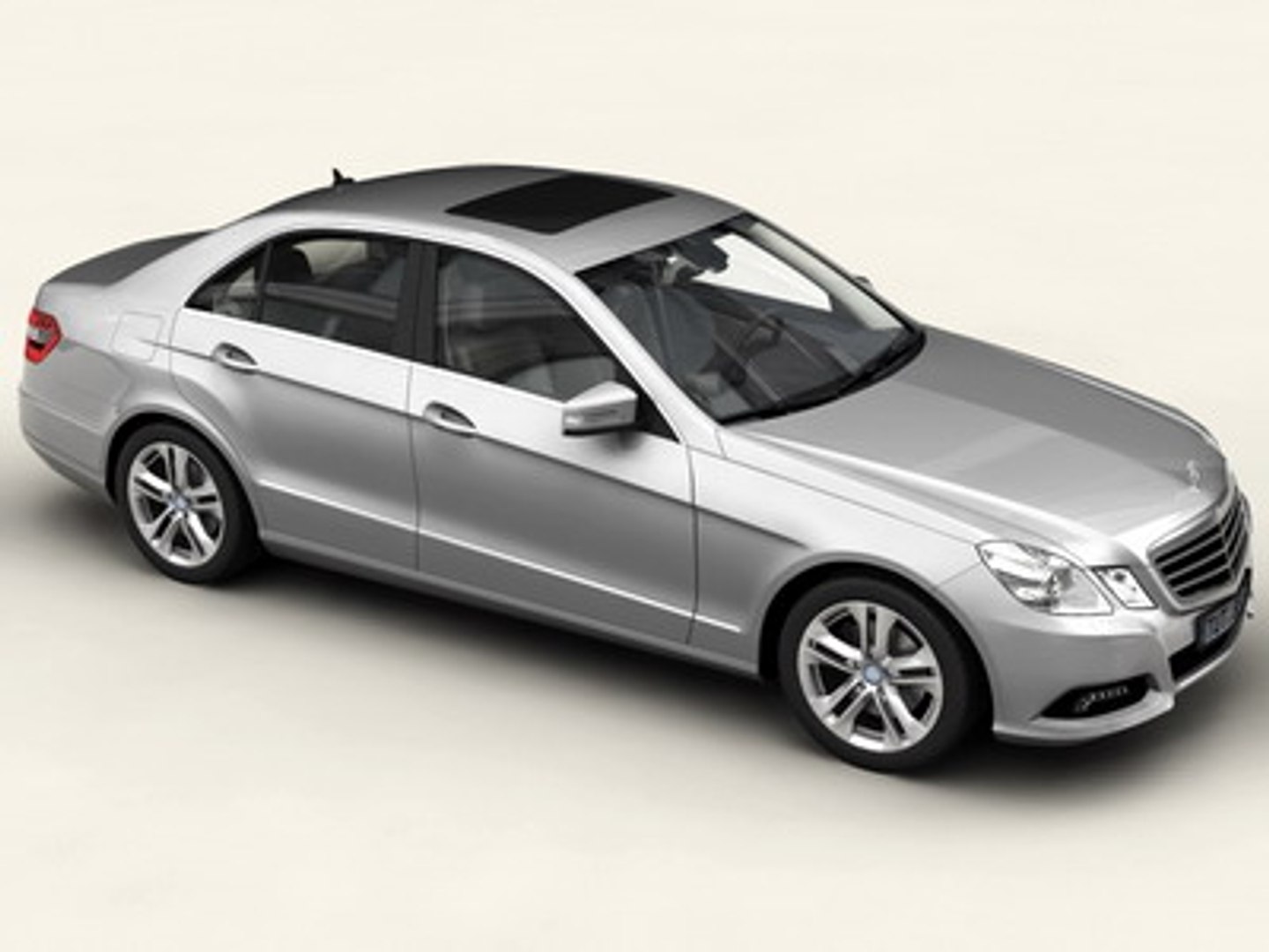 3d Mercedes Benz E Class Model