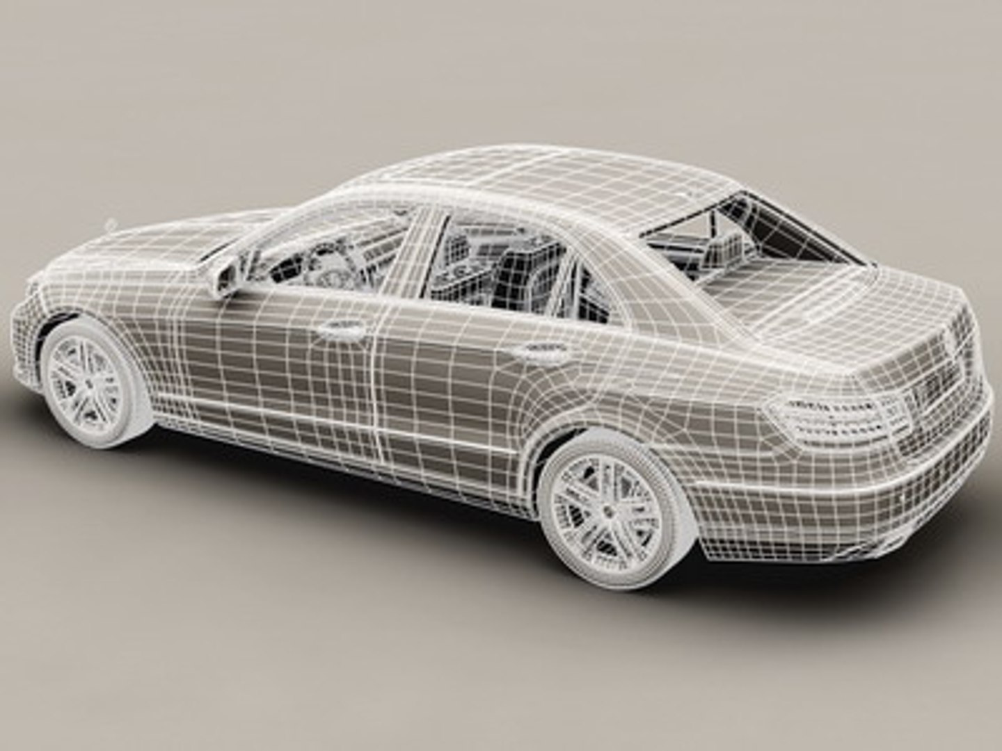 3d Mercedes Benz E Class Model