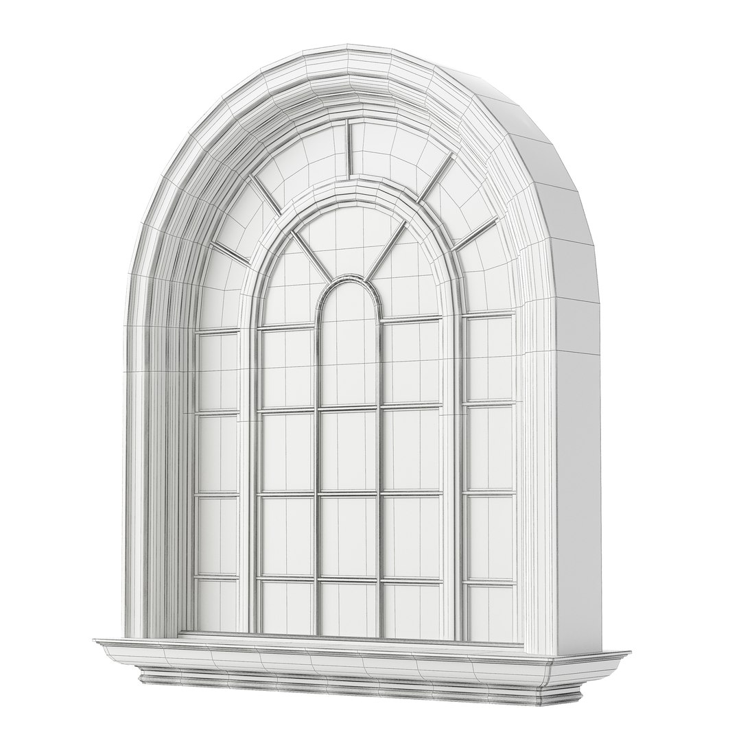 Classic Window 01 3D Model - TurboSquid 2088314