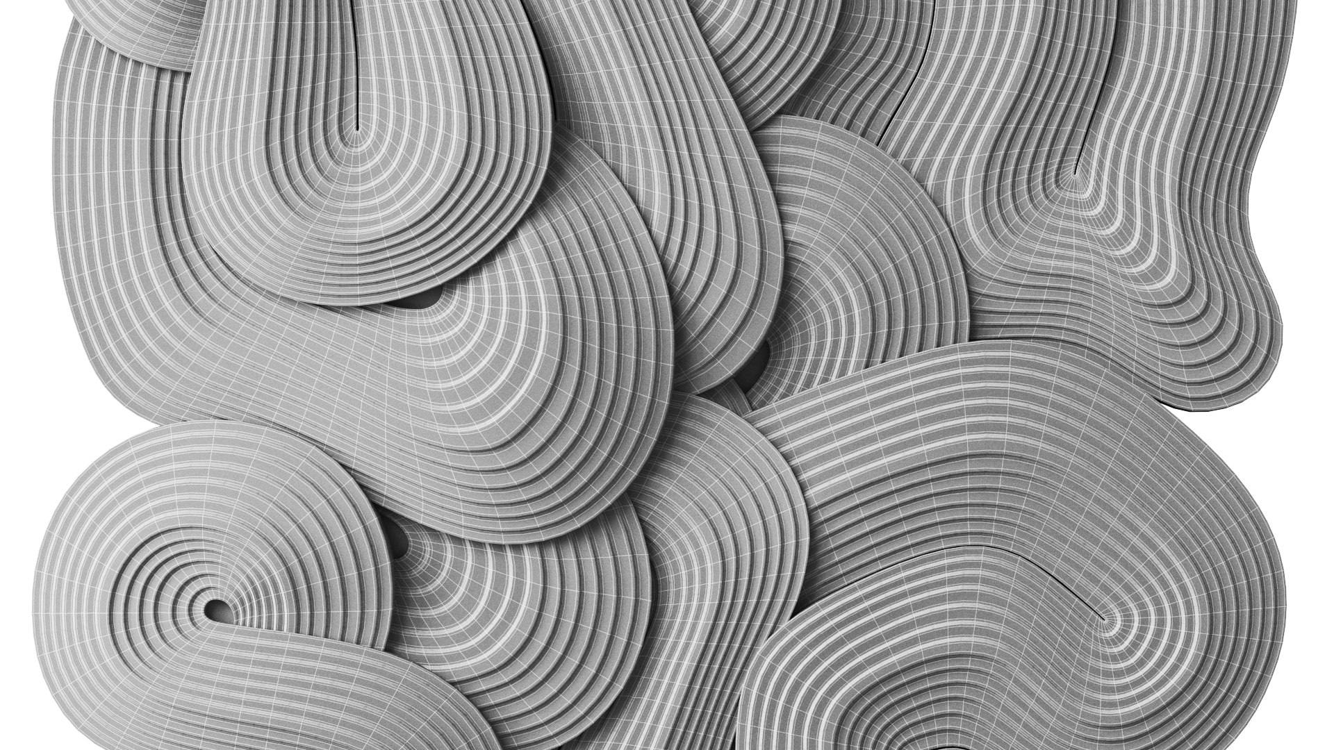 3D Abstract Sculpture By Jim Gaylord Saga Model - TurboSquid 2379613