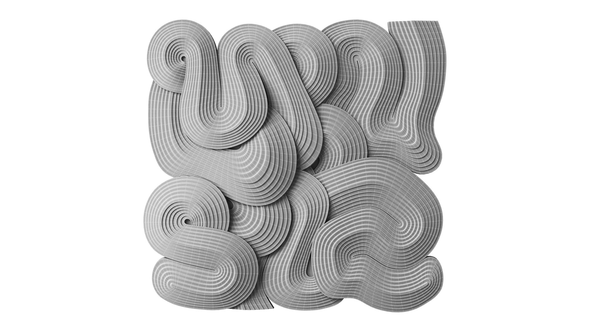 3D Abstract Sculpture By Jim Gaylord Saga Model - TurboSquid 2379613