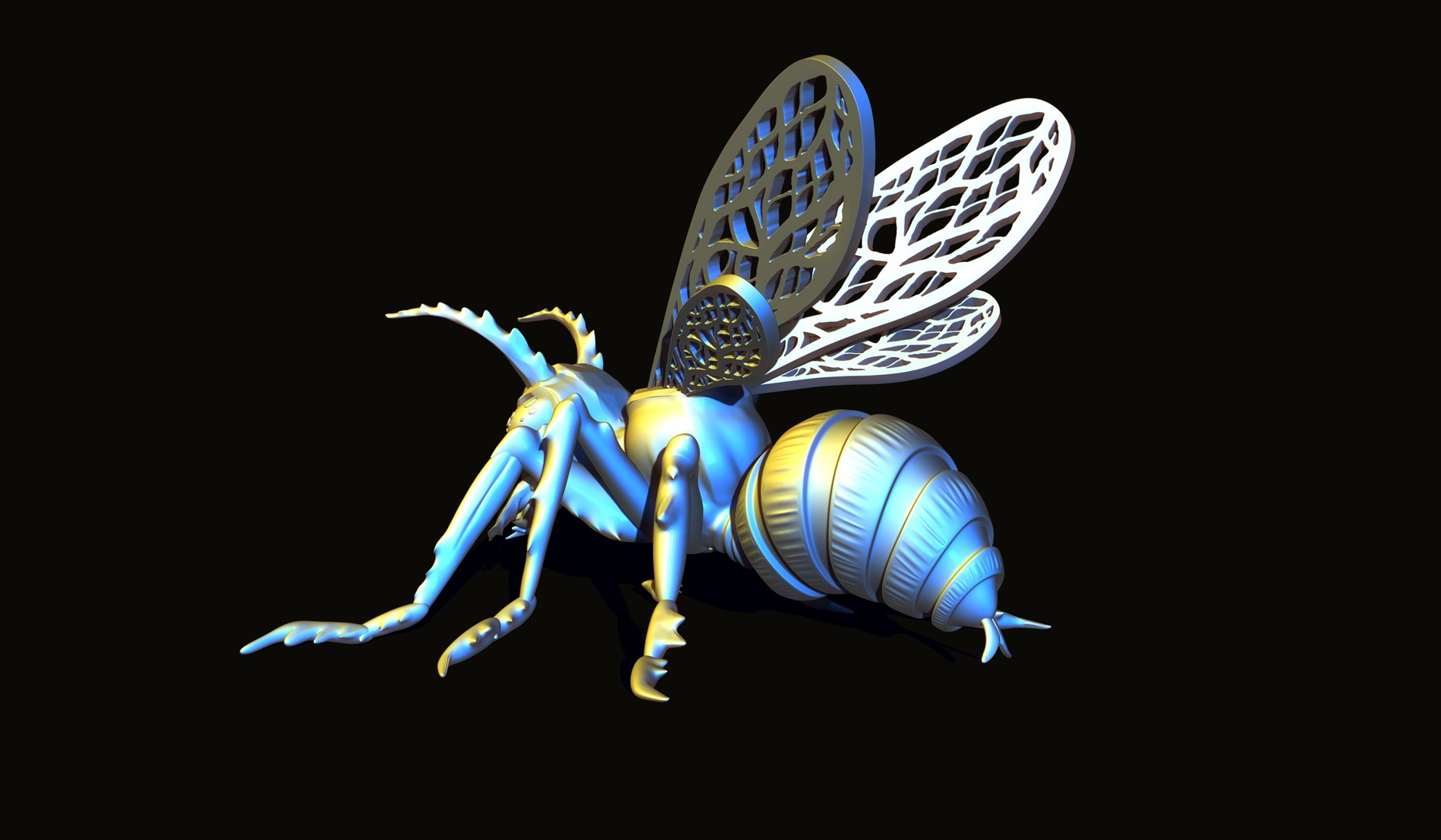 3D model WASP PRINTREADY - TurboSquid 1824279
