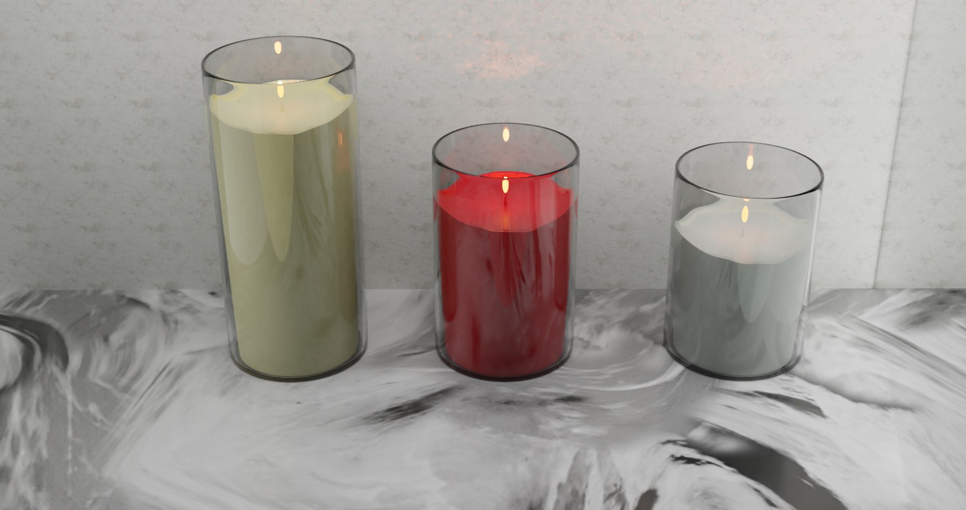 Candle Model - TurboSquid 1473687