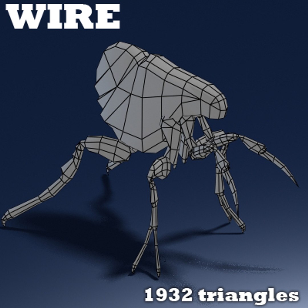 Insect Modeled Monster 3d Model