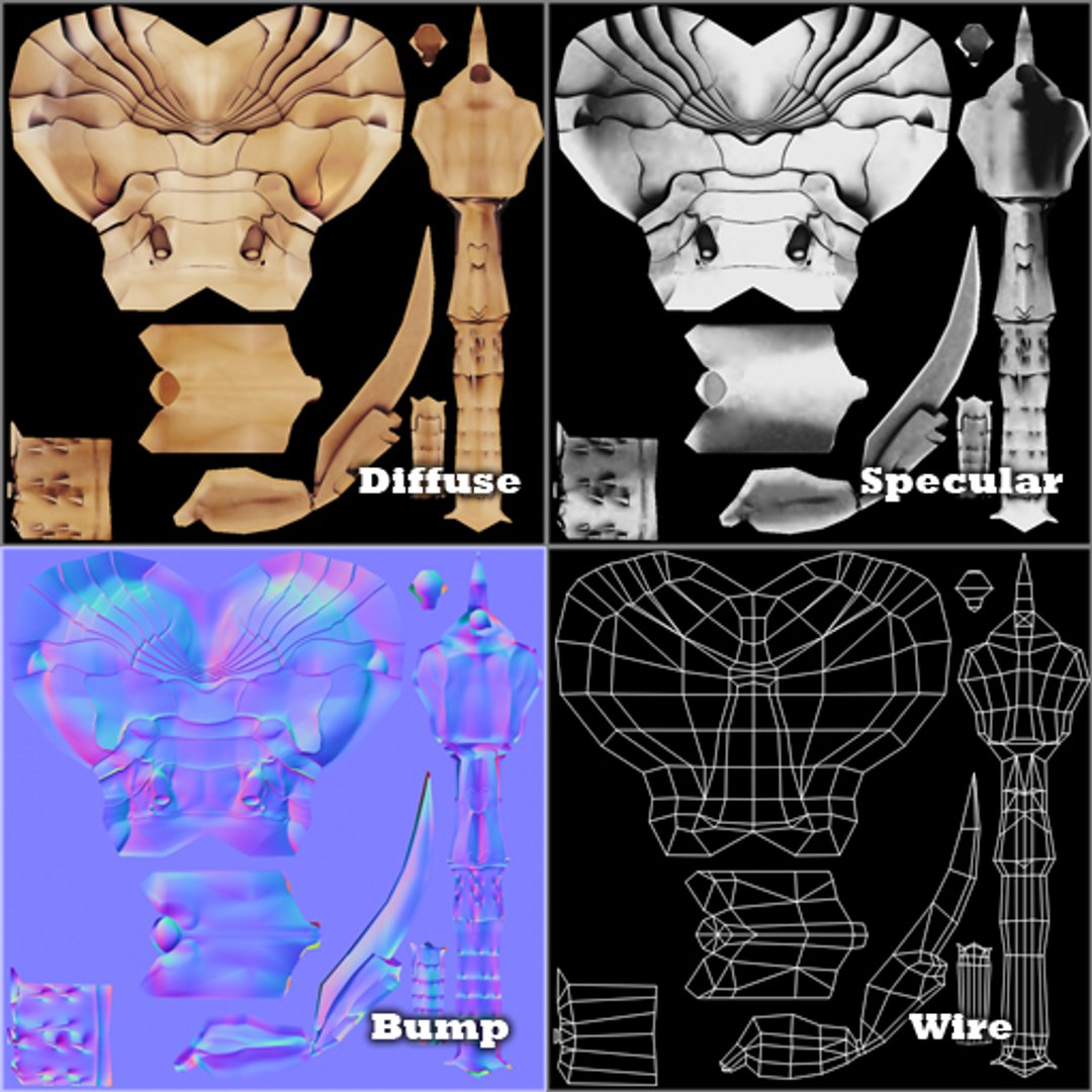 Insect Modeled Monster 3d Model