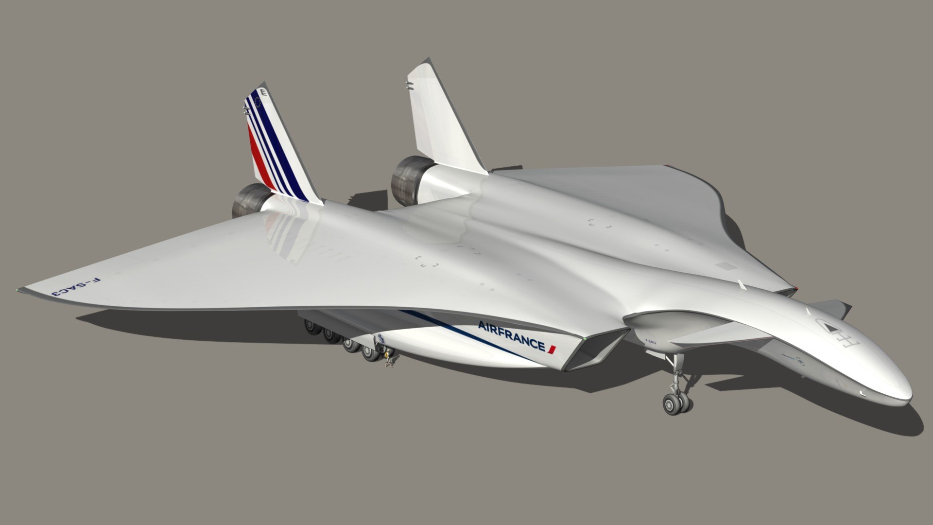 3D DRAKO Air France - TurboSquid 1746112