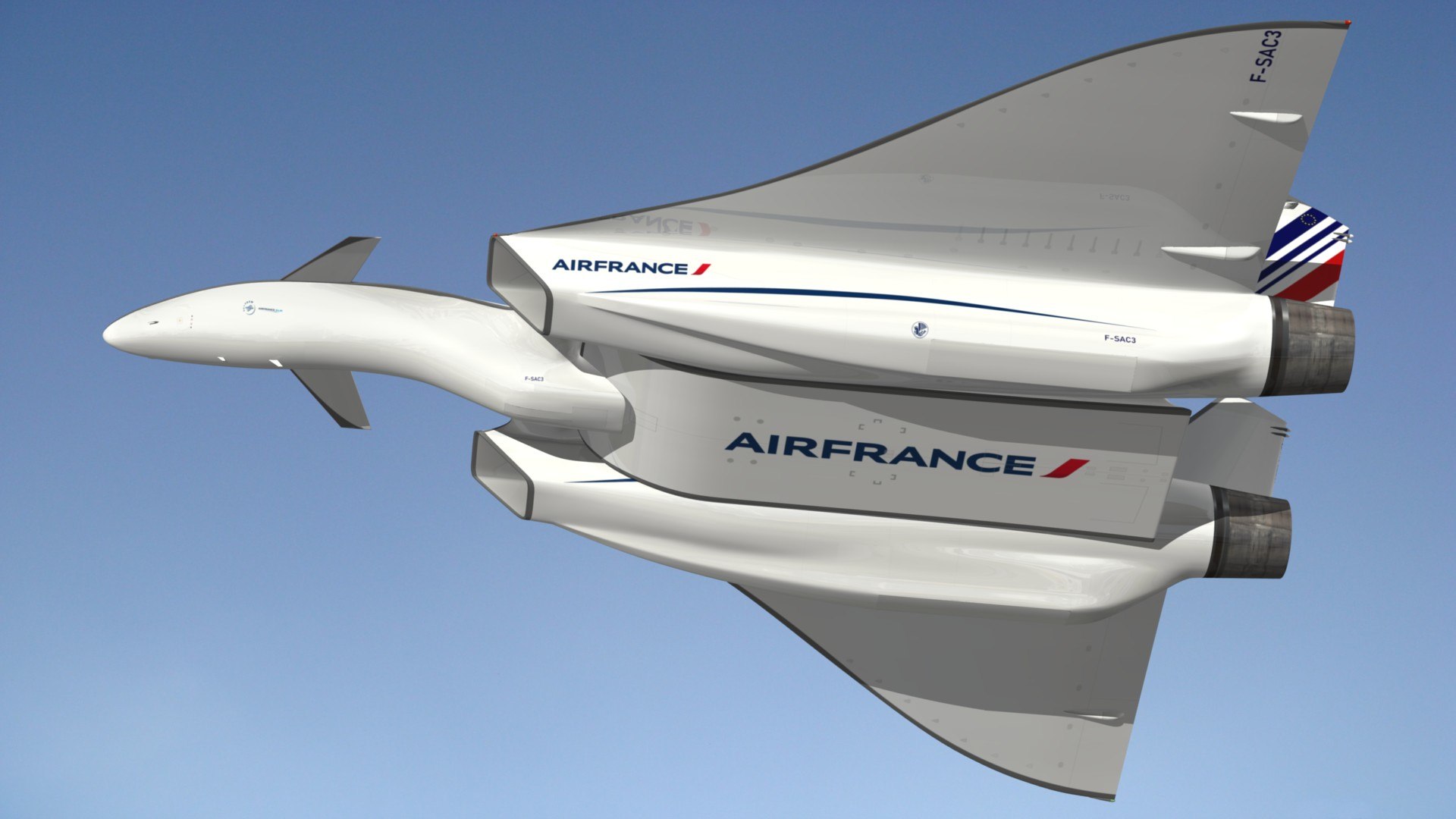 3D DRAKO Air France - TurboSquid 1746112
