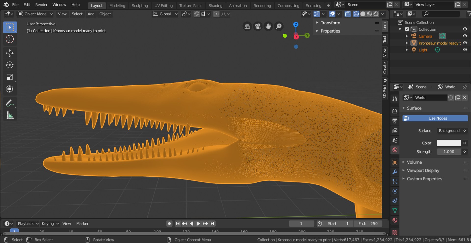 3D Kronosaur - TurboSquid 1472857