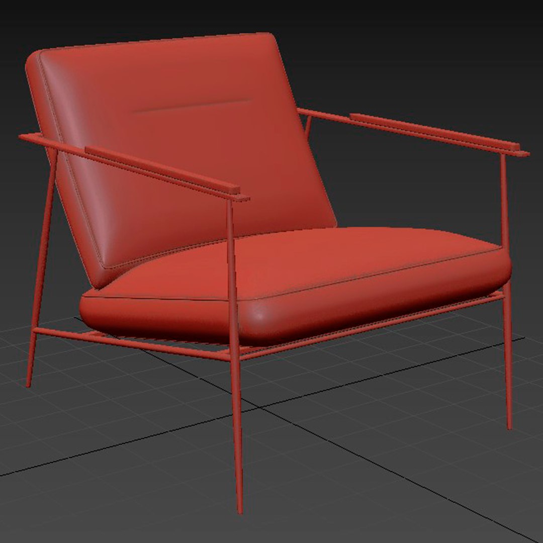 Brussels Arm Chair Ivory 3D model - TurboSquid 2115446