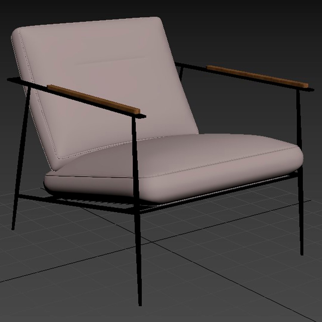 Brussels Arm Chair Ivory 3D model - TurboSquid 2115446