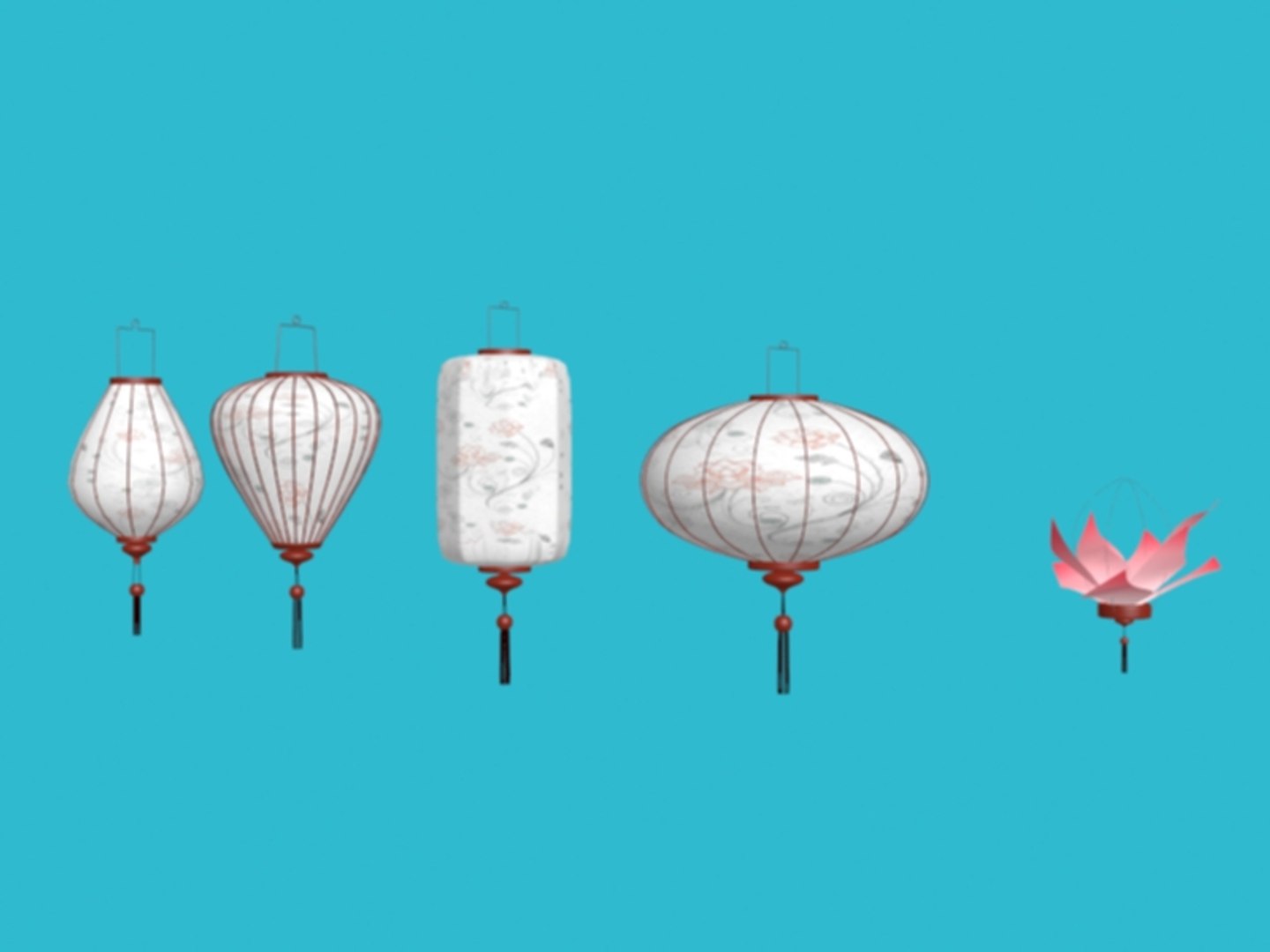 Lantern Hoian Model - TurboSquid 1294892