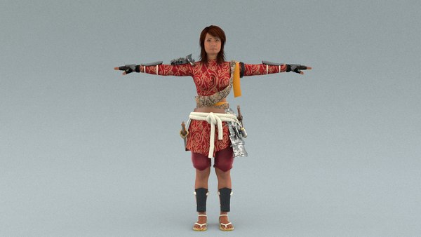 Free Blender Samurai Models | TurboSquid