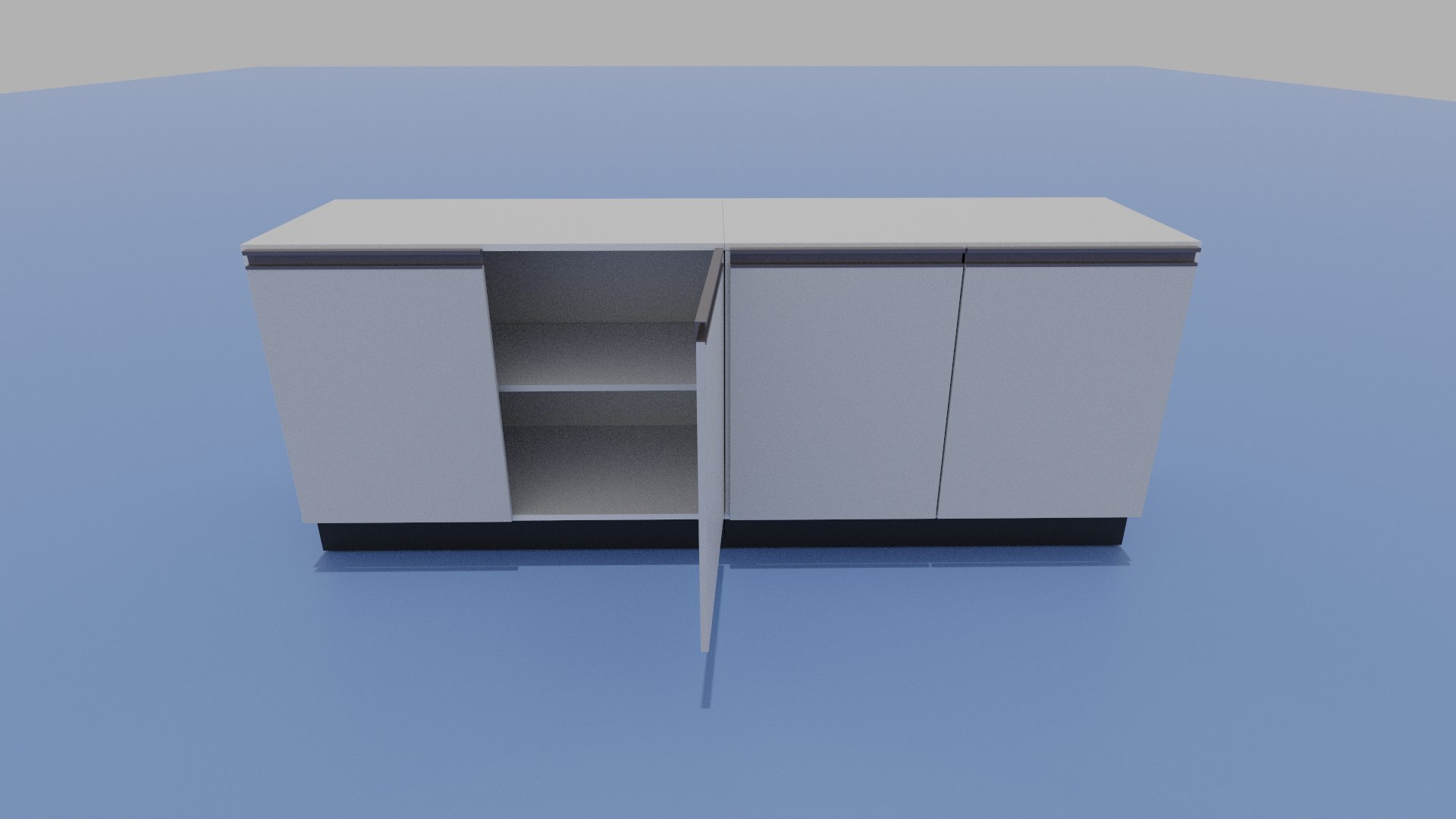 3D CABINET TWO DOORS - TurboSquid 1856236