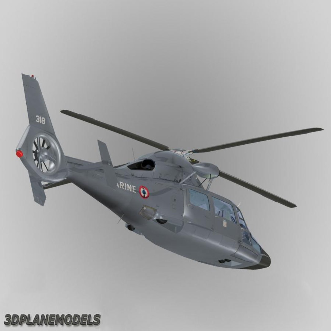 3d Model Eurocopter Dauphin Ii France