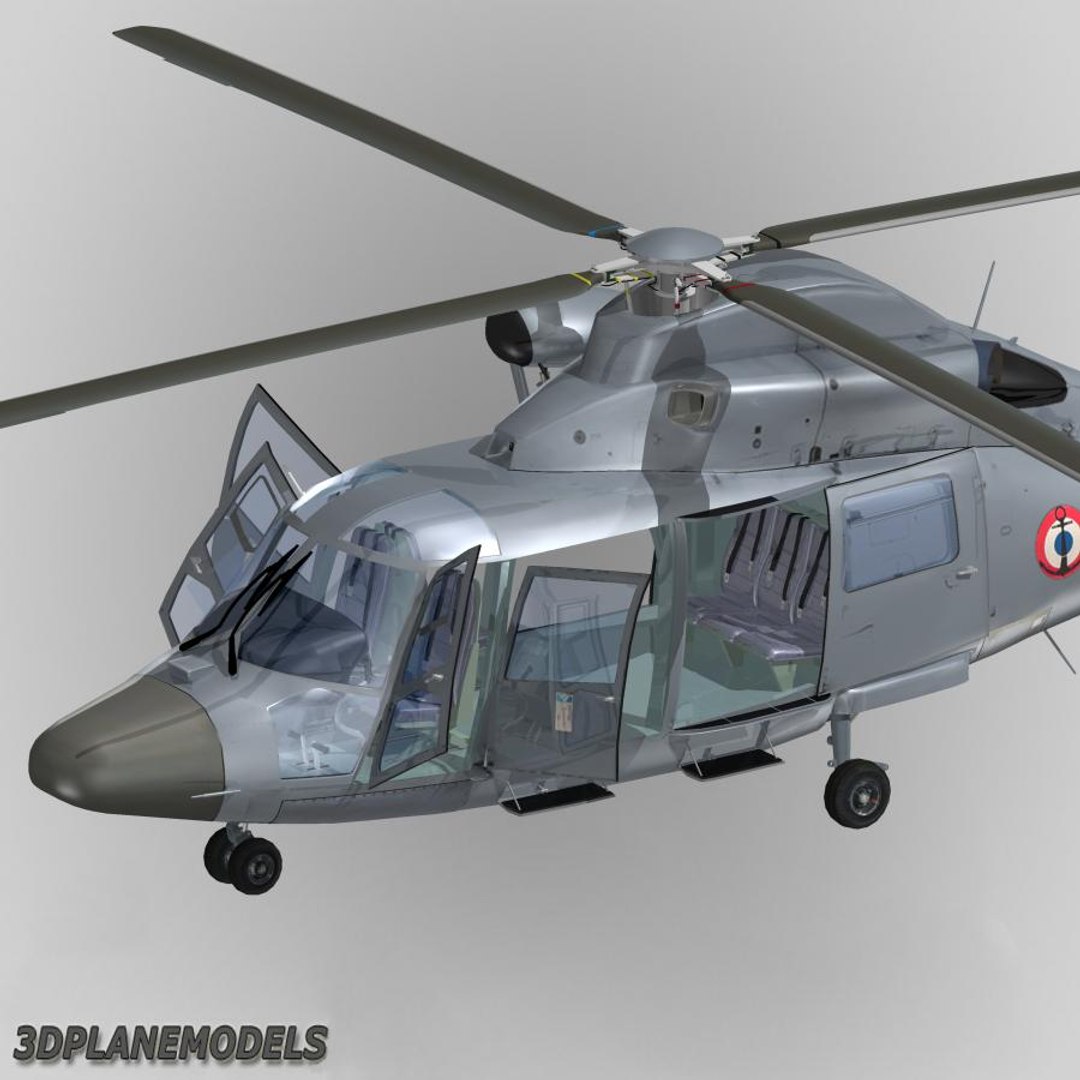 3d Model Eurocopter Dauphin Ii France