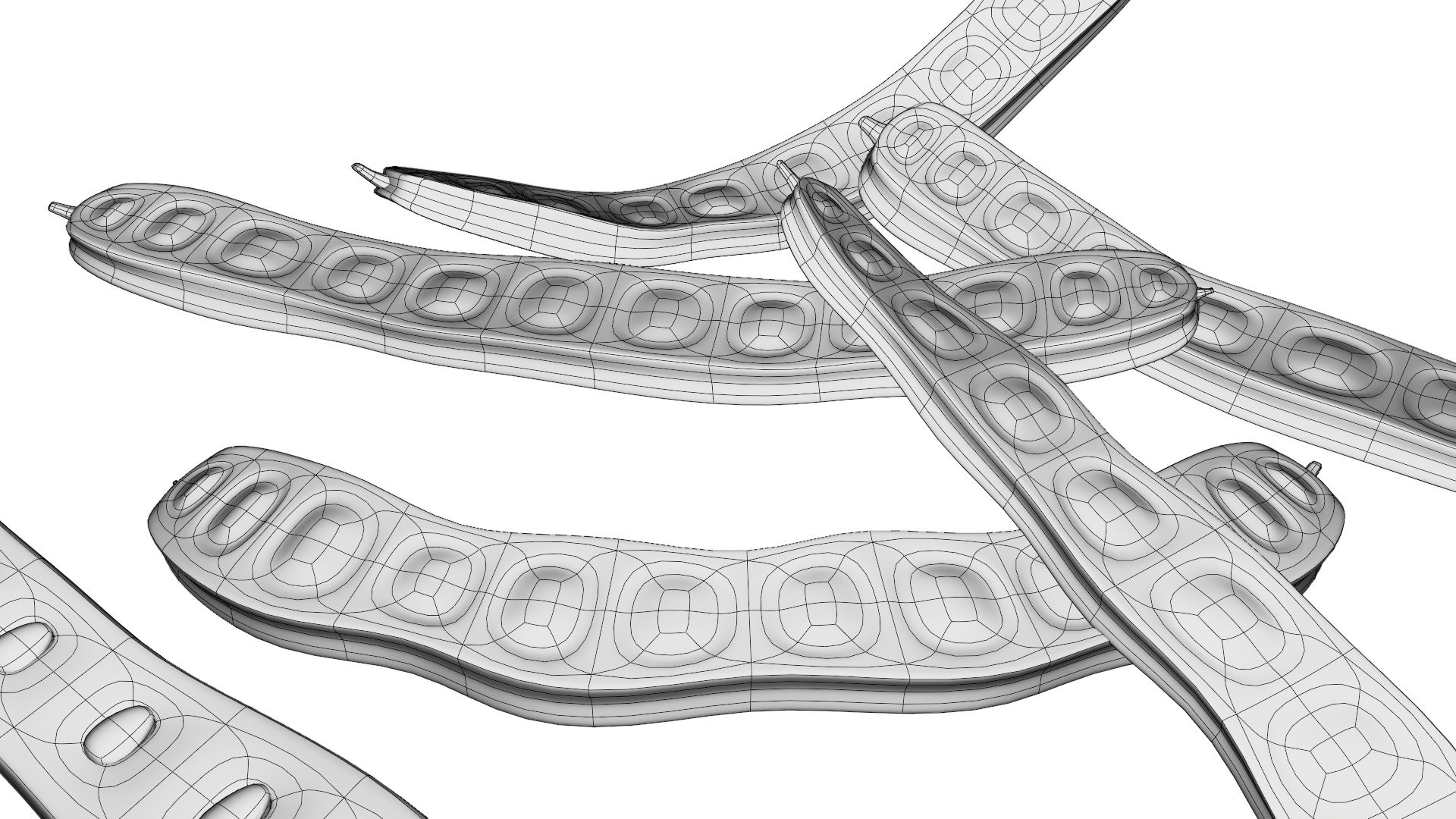 3D carob fruit - TurboSquid 1644298