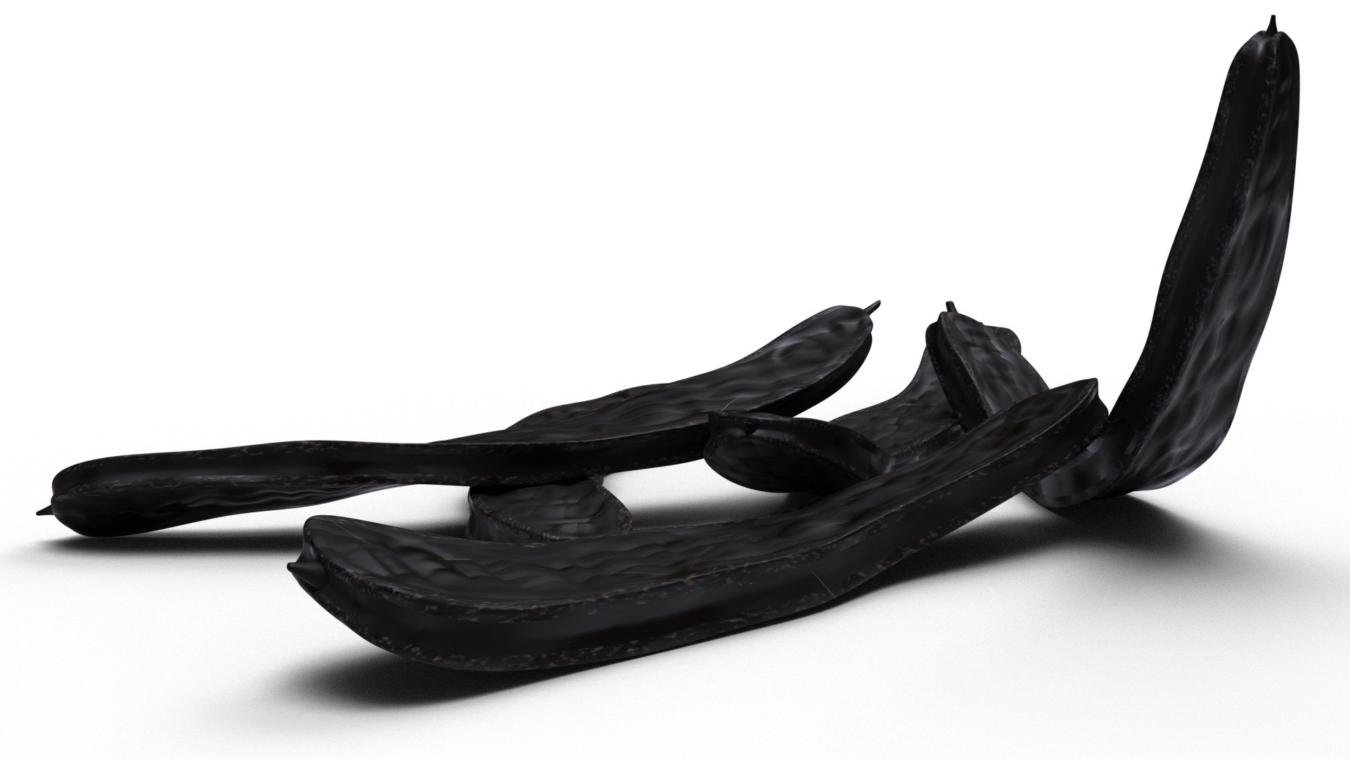 3D carob fruit - TurboSquid 1644298