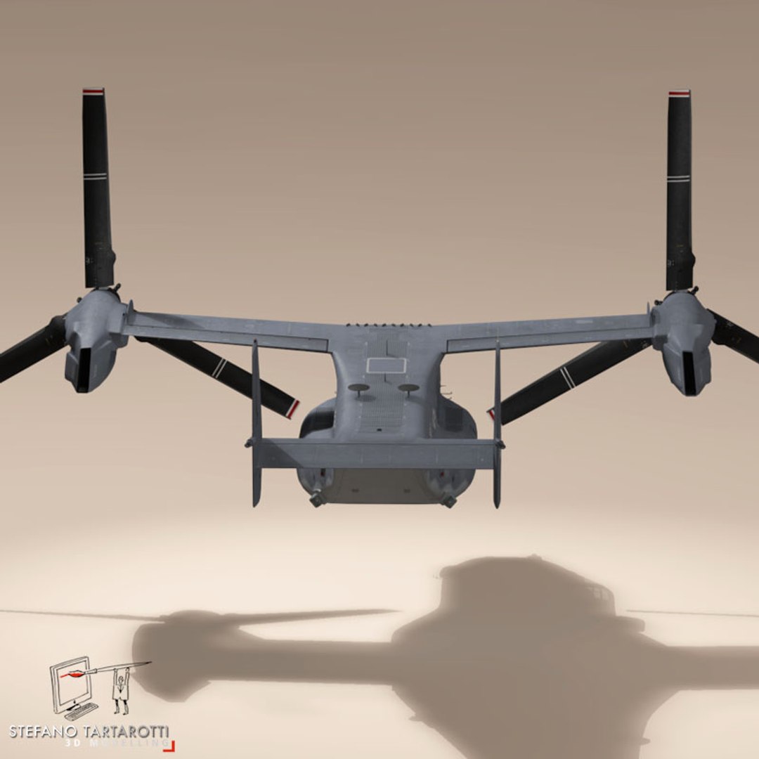3d V-22 Osprey Usaf Helicopter