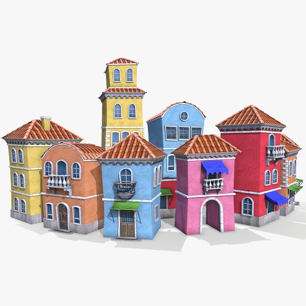 Free Cartoon House 3D Models for Download | TurboSquid