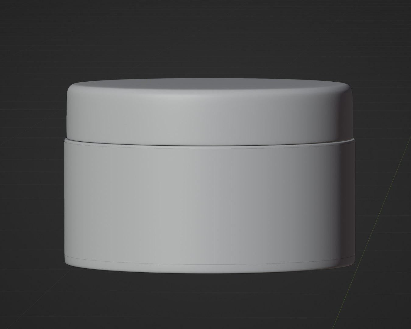 3D Model Cosmetics Cream Jar 3D Model - TurboSquid 2124541