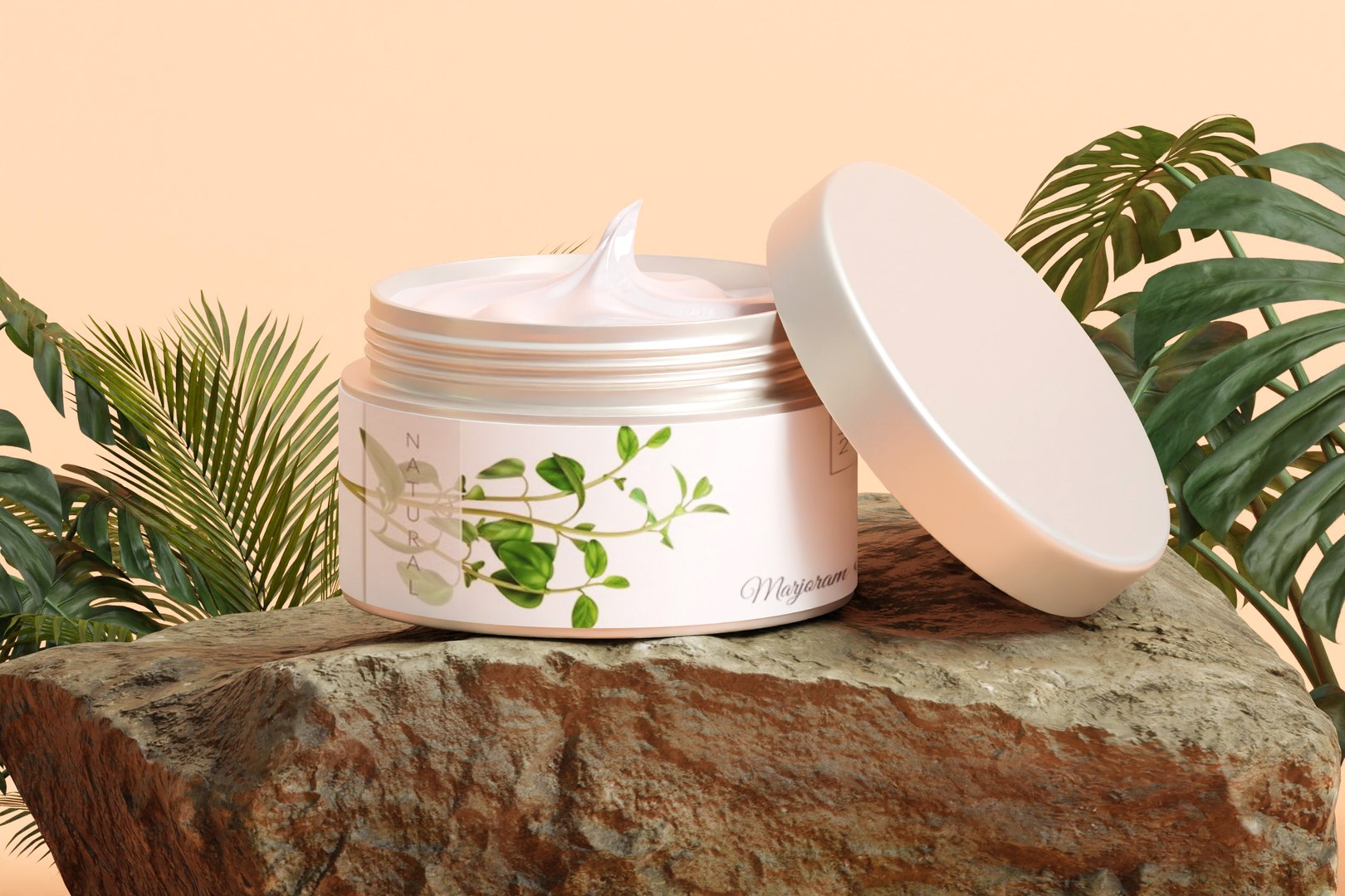 3D Model Cosmetics Cream Jar 3D Model - TurboSquid 2124541