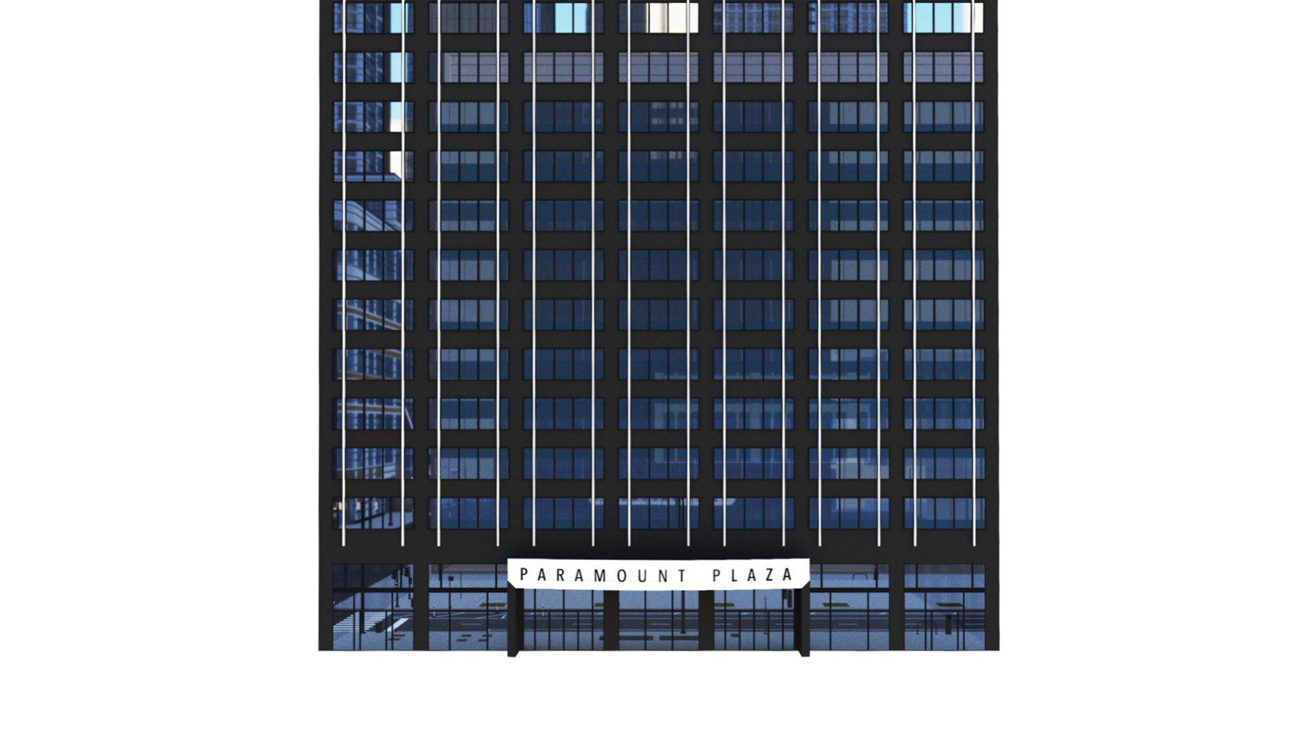 3D Skyscraper Paramount Plaza New York - TurboSquid 1821710