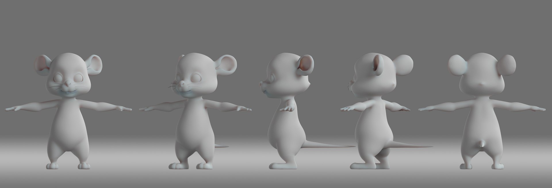 3D Cartoon Mouse - TurboSquid 1551281