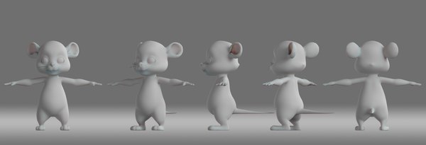 3D cartoon mouse - TurboSquid 1551281
