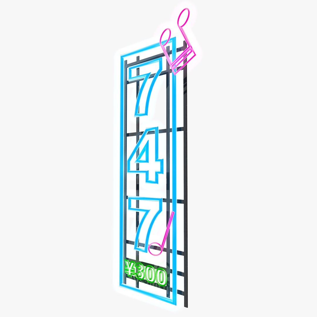 3D 10 SciFi Neon Signs Japanese Cyberpunk - TurboSquid 2100369