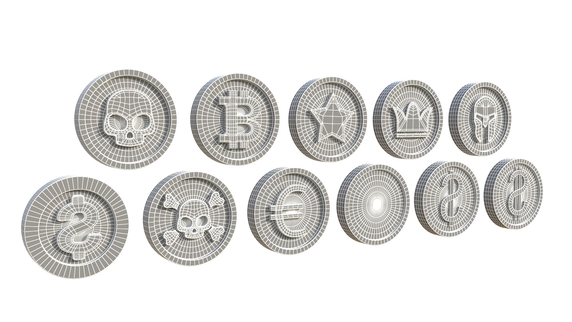 3D Coins Model - TurboSquid 2285828
