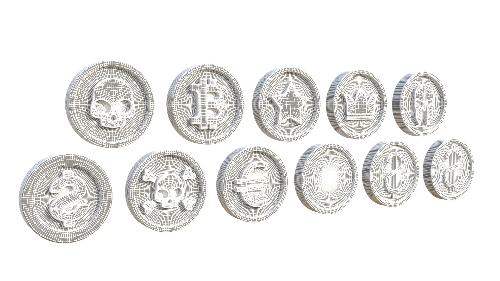 3D Coins Model - TurboSquid 2285828