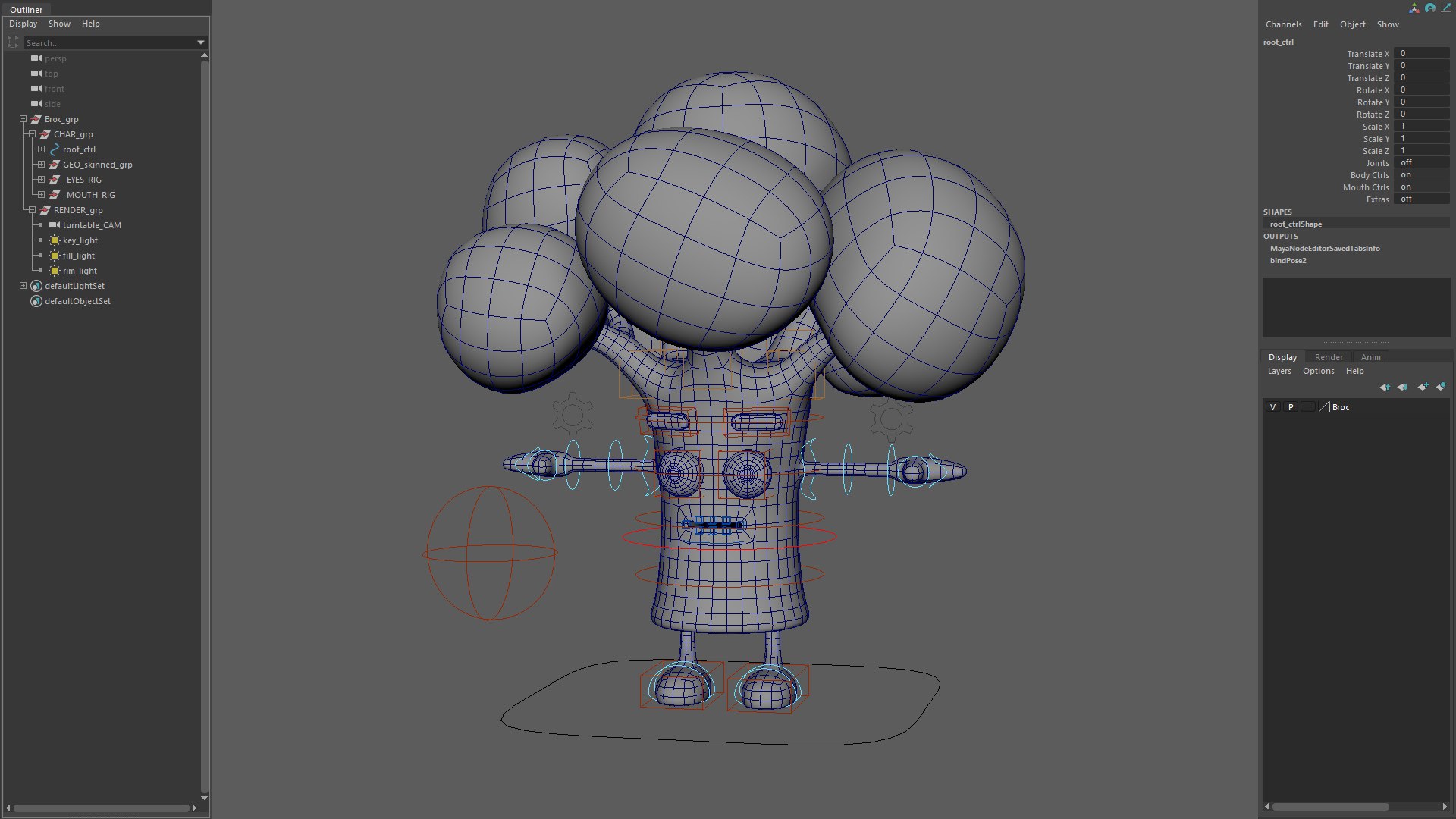 3D Broc Rigged Cartoon Character - TurboSquid 2117164