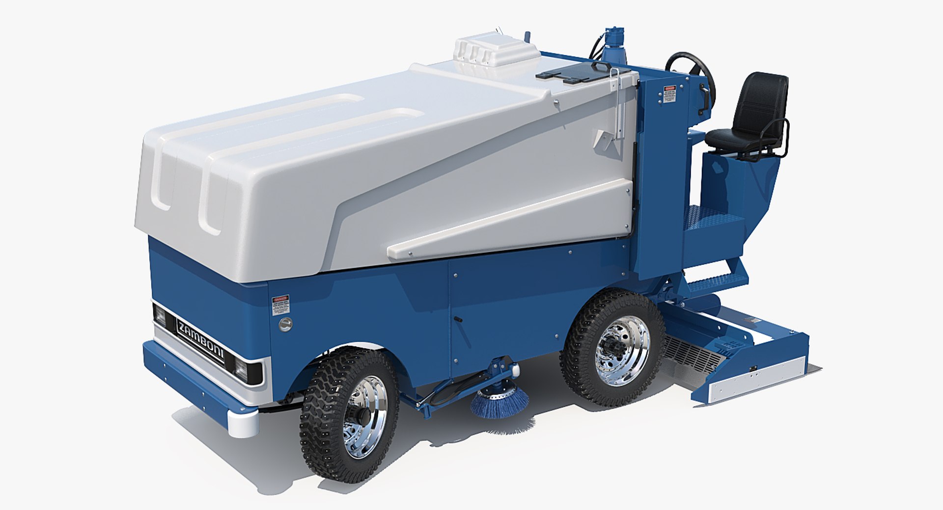 Electric ice resurfacer machine 3D model - TurboSquid 1262408